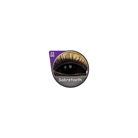 Sclera Black 22mm Halloween Contact Lenses Colourvue®