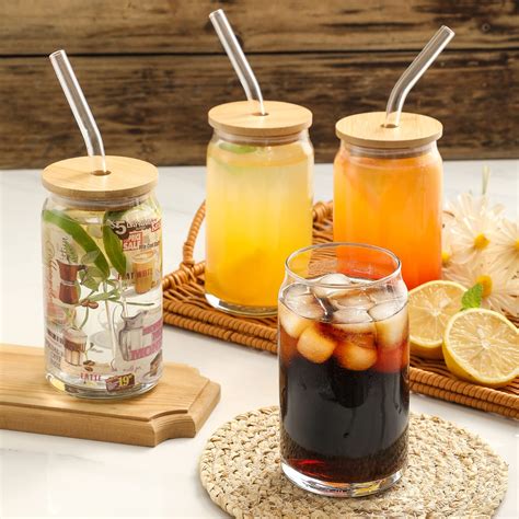 Coaster Lid 80 Pcs Acrylic Lids For 16 Oz Glass Cups Plastic Tumbler