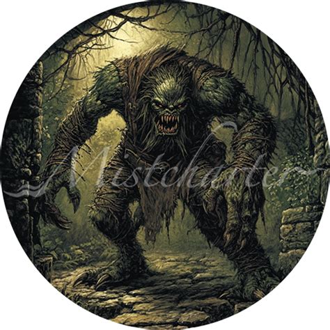 Troll Game Tokens For Vtt And Ttrpg Mistcharter Maps