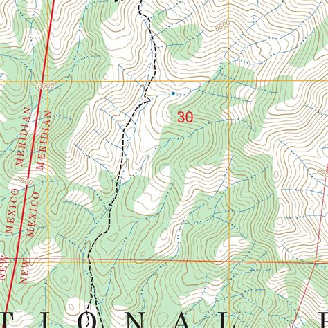 Capitan Peak Nm Fstopo Map By Us Forest Service Topo Avenza Maps