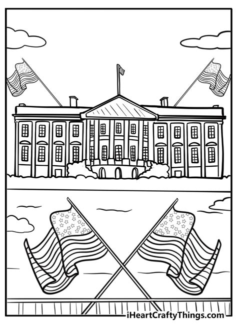 The White House Coloring Pages [2025]