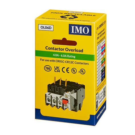 Relé De Protección Para Montaje En Contactor Ol06d Imo Precision