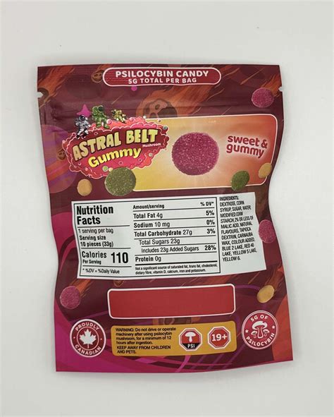 Magic Mushrooms Magic Mushroom Edibles Astral Candy 5g