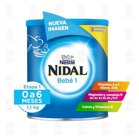 Fórmula Infantil Nidal 1 11 Kg De NestlÉ Farmacias Guadalajara
