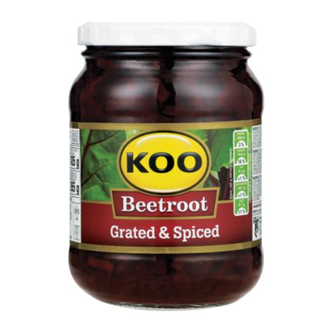 Koo Beetroot Grated 405g Safari Meats And Sa Shop