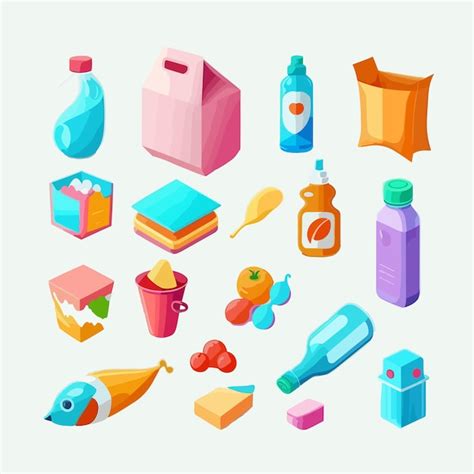 Premium Vector Vector Cute Plastic Cartoon Style