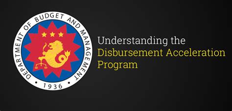 Official Gazette Of The Philippines The Disbursement Acceleration