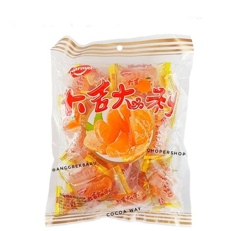 Jual Naraya Orange Jelly Candy 500gr Shopee Indonesia