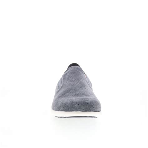 Spenco Siesta Slip On Convert Sp1010irn Womens Gray Loafer Flats Shoes