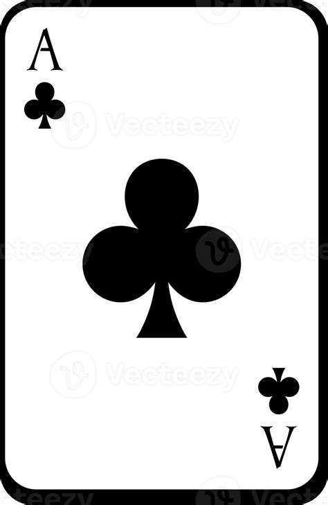 Playing Card Ace Of Clubs 12227682 Png