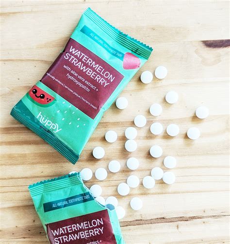 Huppy Toothpaste Tablets Watermelon Strawberry Locust Grove Farm Co