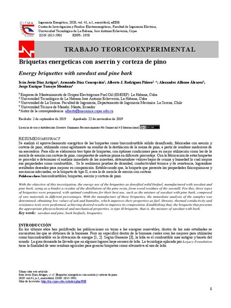 Pino Y Asserin Descargar Gratis Pdf Biocombustible Residuos