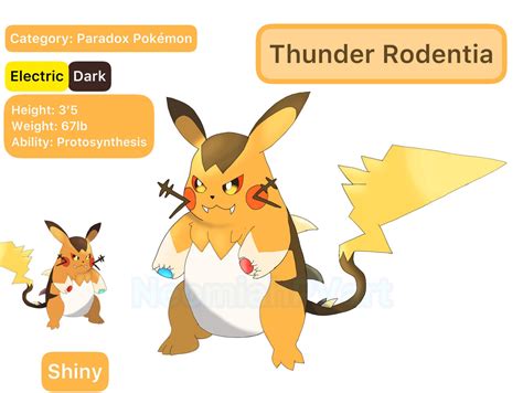 Thunder Rodentia Past Paradox Pikachu Fanmade By Neomiahpvart On