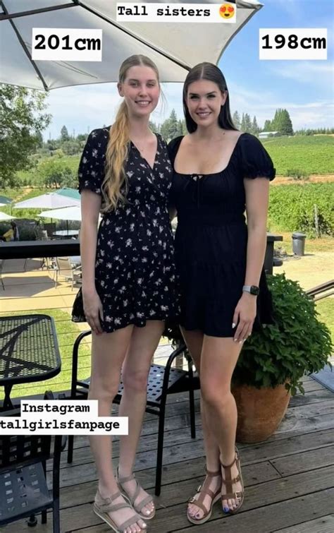Latest Of Harris Sisters Katie 6ft7 201cm Shayley 6ft6 198cm Mulheres
