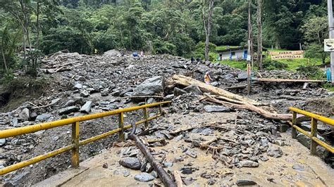 Situación Crítica En El Cañón Del Combeima Lluvias Torrenciales