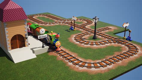 Toon Train In Characters Ue Marketplace