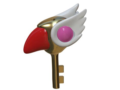 百变小樱鸟头钥匙 来自 少兰贝斯 Makerworld