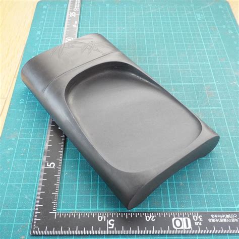 書道 硯 雄勝硯7① 竹彫研 メルカリ