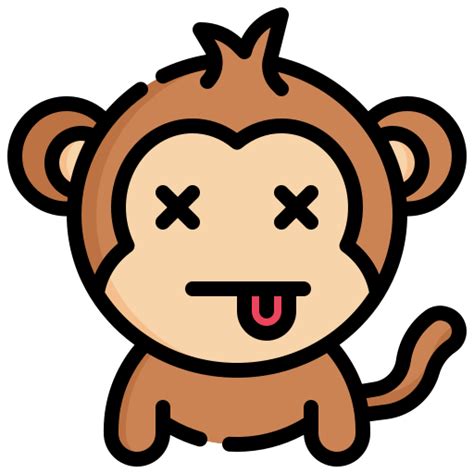 Dead Emoticons Feelings Emoji Monkey Face Icon Download On