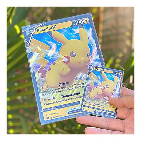 Tcg Jumbo Pokemon Card Sleeves Size L54 X 74 Inch Card Sleev