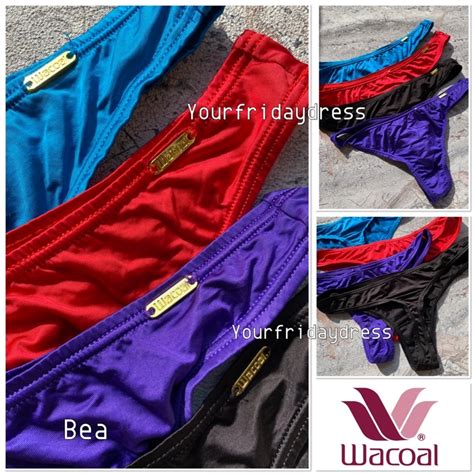 Jual Wacoall Seamless Thong Panties Soft Comfortable Celana Dalam Renda