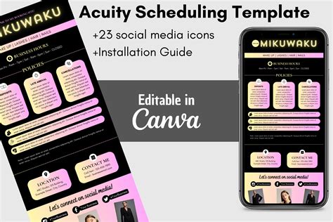 Acuity Scheduling Templates Graphic By Mikuwaku · Creative Fabrica