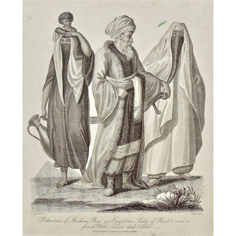 Portraiture Of Ibrahim Bey An Egyptian Lady Of Rank And A Female Wat