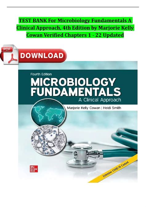 Test Bank For Microbiology Fundamentals A Clinical Approach 4th