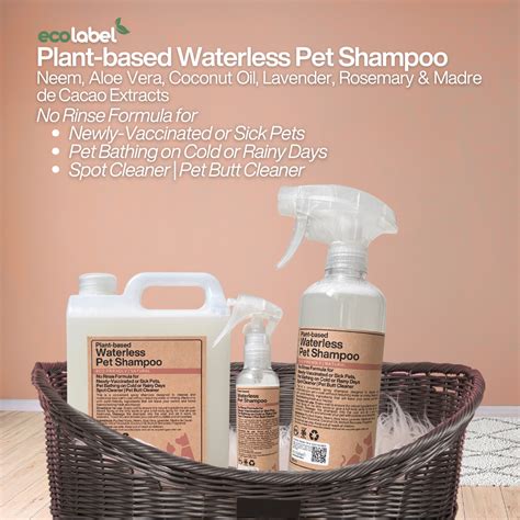 Plant Based Pet Shampoo And Conditioner Ecolabel Philippines