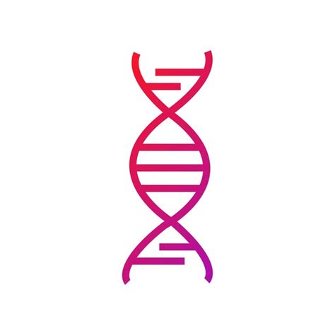 Premium Vector Dna Gradient Icon Vector Illustration