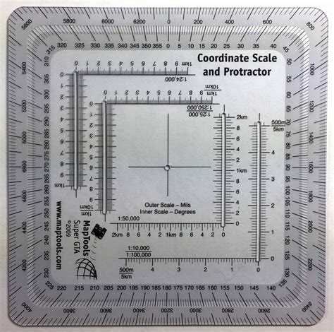 Maptools Product Improved Military Style Utmmgrs Coordinate Scale