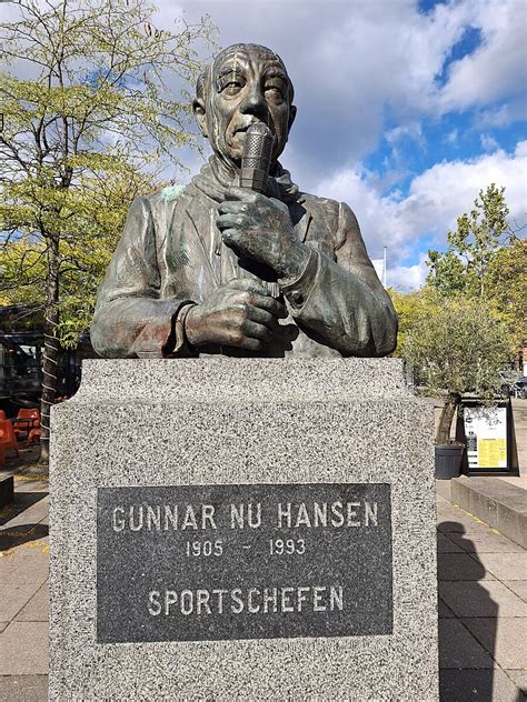Gunnar Nu Hansen 1905 1993 Sportsjournalist Lex