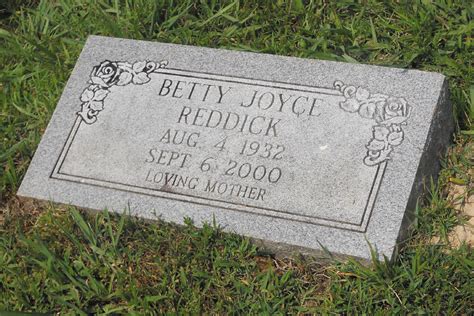 Betty Joyce Lawrence Reddick 1932 2000 Find A Grave Memorial