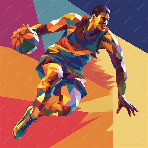 Premium Photo Basketball Art