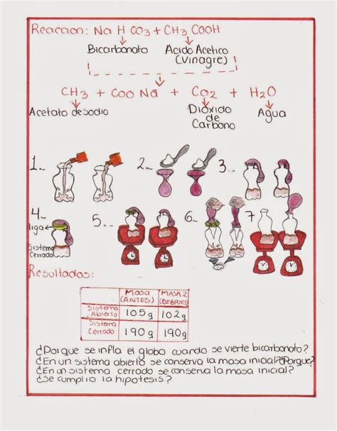Evidencias De Trabajo Práctica Ley De La Conservación De La Masa