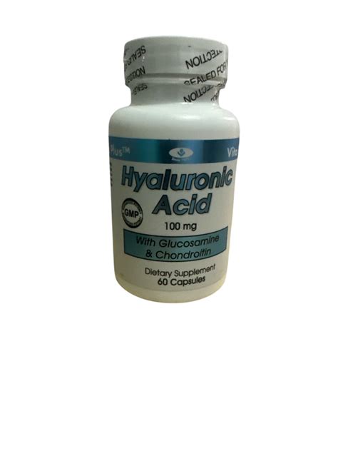 Hyaluronic Acid Wglucchon 100mg 60c Brasseurs Botanicals