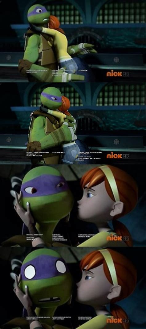 Tmnt 2012 Apritello Kiss By Aamlfan04 On Deviantart