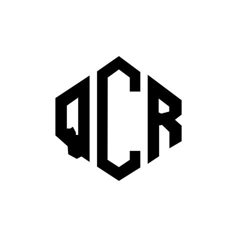 Qcr Letter Logo Design With Polygon Shape Qcr Polygon And Cube Shape Logo Design Qcr Hexagon