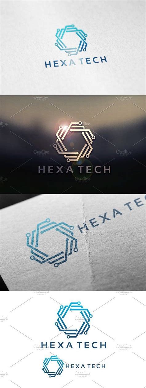 Hexa Tech Logo Templates