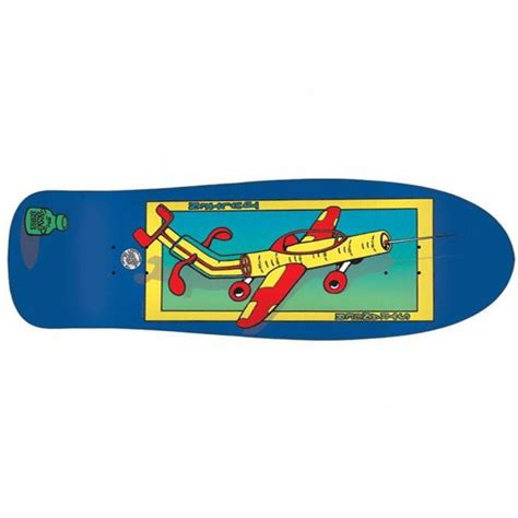 Sma Stranger Flying High Skateboard Deck Blue 102 Salty Peaks