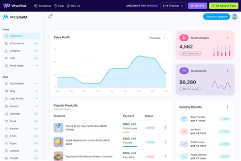 Materialm Free Vuetify Nuxtjs Admin Template