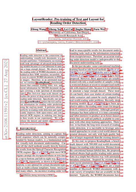 Github Ppaanngggglayoutreader A Faster Layoutreader Model Based On Layoutlmv3 Sort Ocr