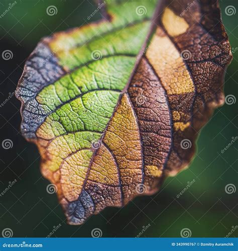 Rare Tree Leaves Show Their Unusual Patterns And Colors Distinguishing