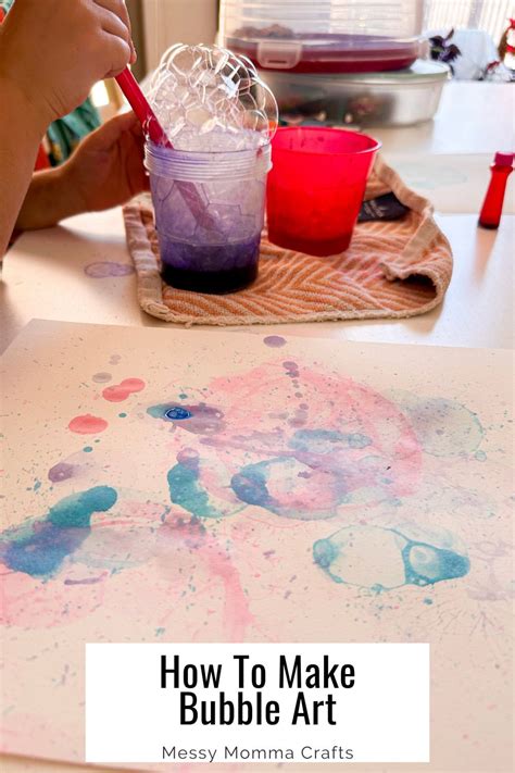 Bubble Art Messy Momma Crafts