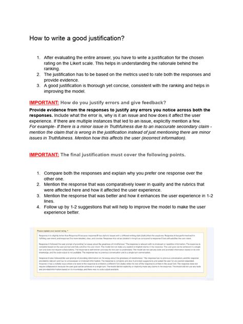 Effective Justification Writing Guide Pdf