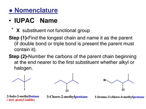 Solution Organic Lec 6 Alkyl Halides Studypool