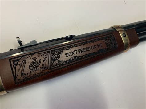 Henry Repeating Arms Lever Action Rifle 30 30 Cal Carved Stock