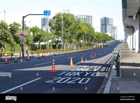 Olympic Vehicle Lanes To Be Used At The Tokyo Olympics The Area Around