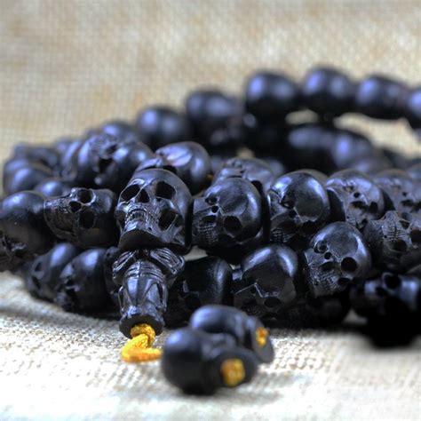 Black Ghost Skull Necklace Holy Buyble