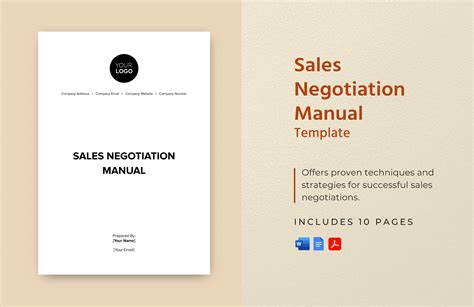 Editable Negotiation Templates In Word To Download